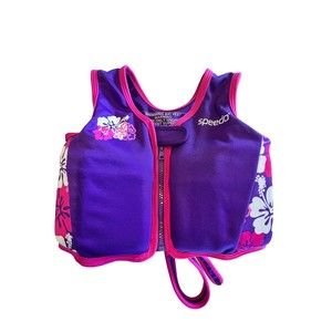 Speedo | Swim | Speedo Childs Life Vest Purple Pink Flower Power Size ...